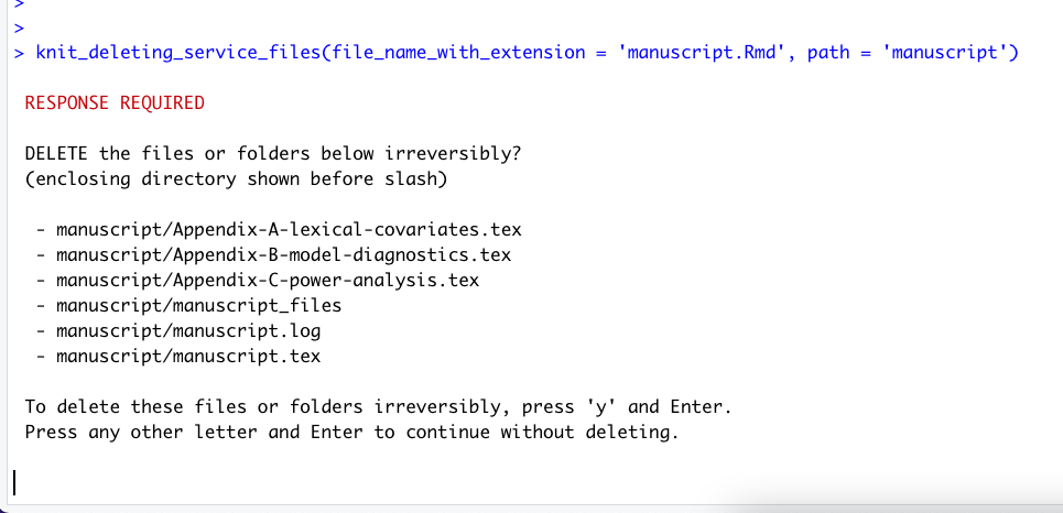 Avoiding Knitting Errors In R Markdown Using Knit Deleting Service 8149
